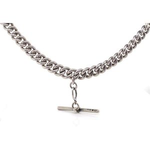 Antique Australian Silver Fob Chain with St. Sil Markings - Necklace ...