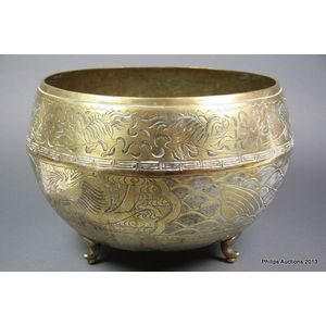 Vintage Chinese brass pots, vessels and jardinieres - price guide and ...