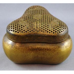 Chinese Brass Hand Warmer - 9.5 cm Width - Brass - Oriental