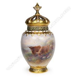 Harry Stinton (England), Royal Worcester artist - price guide and values