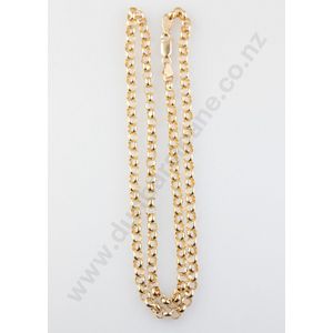 9ct Trace Link Chain - 53cm Length - Necklace/Chain - Jewellery