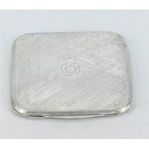 Italian 800 Silver Compact with Fabric Pattern - Compacts - Costume ...