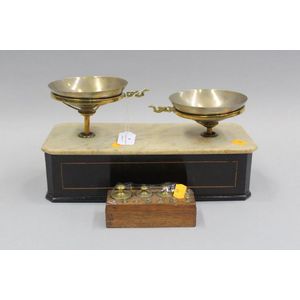 Various types of antique and vintage French scales - price guide and values