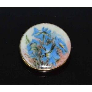 May Creeth (Australia), hand painted jewellery and ceramics, late 19th ...