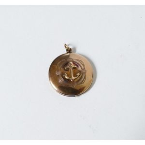 9ct Gold Anchor Locket - 5gms - Pendants/Lockets - Jewellery