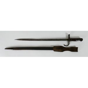 Turkish Model 1887 Bayonet with Scabbard and Frog - Edged Weapons ...
