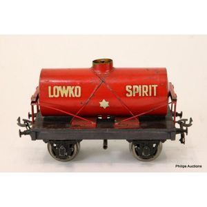 Vintage Bassett-Lowke Gauge-1 'Lowko Spirit' Petrol Tanker, Red ...