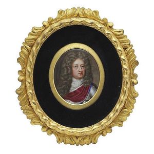 Enamel Portrait of King James II by Charles Boit - Miniatures ...