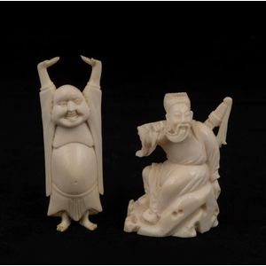 Carved Chinese ivory human figures - price guide and values