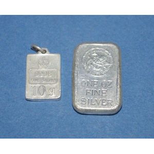 Gold and silver ingots, bars and bullion - price guide and values