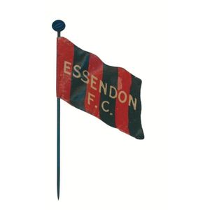 Essendon Football Flag with Pin, 1908 - Cards - Cigarette & Trade ...