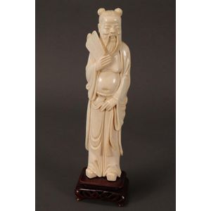 Carved Chinese ivory human figures - price guide and values