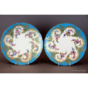 Sevres and Sevres style plates, dishes and platters - price guide and ...
