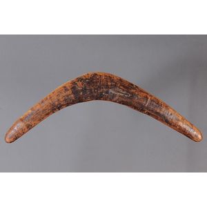 Australian Aboriginal artefacts: boomerangs - price guide and values