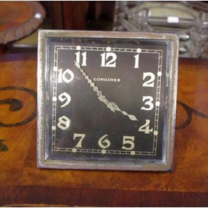 Working Art Deco Longines Desk Clock - 12cm - Clocks - Zother ...