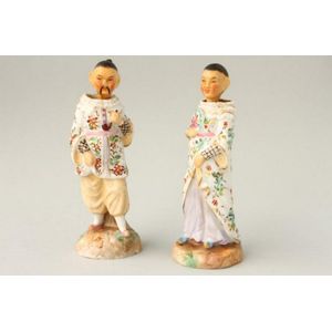 German porcelain nodding head and nodder figures and figurines, 19th ...