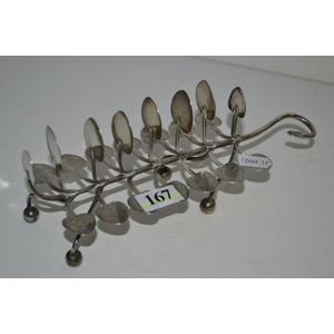 Chester Hallmarked Silver Leaf Toast Rack - Flatware/Cutlery and ...