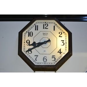 Octagonal Art Deco Smiths Electric Wall Clock - Clocks - Wall ...
