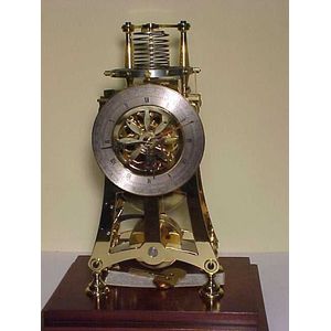 Herschell/B Skeleton Clock with Detent Escapement and Large Balance ...