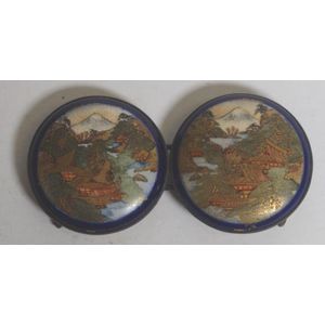 Vintage Satsuma (Japan) belt buckles - price guide and values