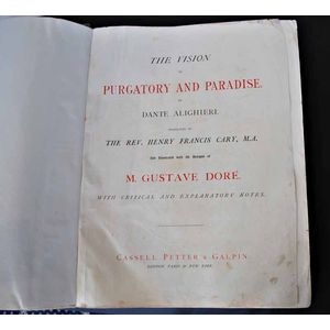 Dante's Purgatorio and Paradiso Illustrated by Dore - Maps - Printed ...