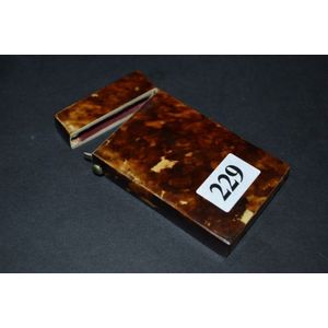Tortoise Shell Card Holder - Card Cases - Precious Objects