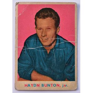 1963 Footballer Card - Haydn Bunton - Cards - Cigarette & Trade ...
