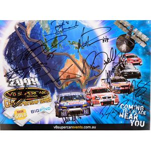 Signed V8 Supercars Photos and Poster - Prints - Posters - Art