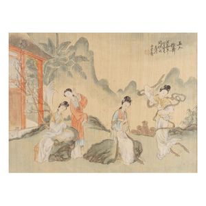 Four framed Chinese erotica paintings, Late Qing dynasty to… - Art ...