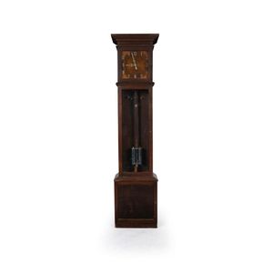 Australian Silky Oak Longcase Clock with Electric Impulse Movement ...