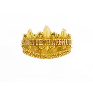 10k Yellow Gold Saks 5th Ave Lapel Badge, 1.8g - Badges - Numismatics ...