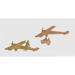 Amy Johnson England to Australia Flight Pin-back Badges (2 items ...