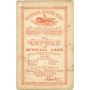 Vintage horse racing programmes and race cards - price guide and values