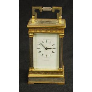 Garrard England Brass Carriage Clock, Architectural Style - Clocks ...