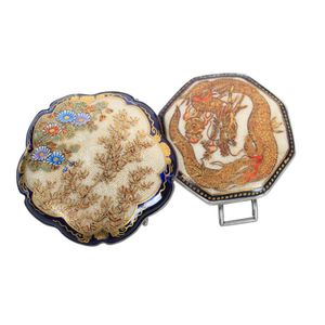 Vintage Satsuma (Japan) belt buckles - price guide and values