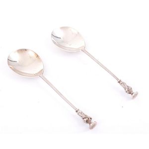 Antique sterling silver apostle spoons - price guide and values