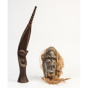 Vanuatu / New Hebrides artefacts, masks - price guide and values