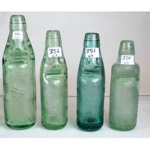 Late 19th century Australian Codd (carbonated drink) bottles - price ...