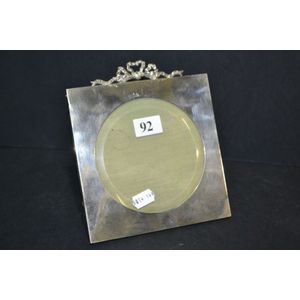 Edwardian Sterling Silver Photo Frame with Ribbon Decoration ...