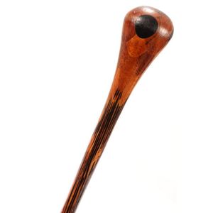 19th Century Knop Handled Wood Walking Stick, Length 88.5 cm - Walking ...