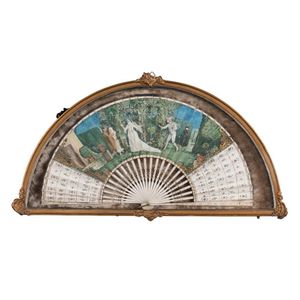 Vintage hand-held French and English lady's fans - price guide and values