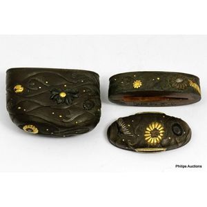 Fuchi-Kishara & Kojiri: Traditional Japanese Sword Accessories ...