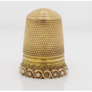 Vintage sewing thimbles - price guide and values