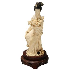 Carved Chinese ivory human figures - price guide and values