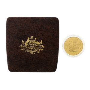 22ct Ram Gold Coin with Box - $200 Proof - Coins - Numismatics, Stamps ...