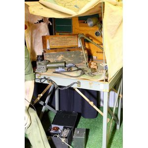WWII Portable Map Table with Accessories - Lamps - Table & Desk - Lighting