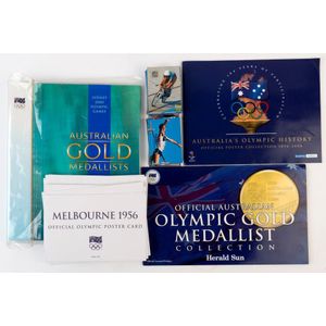 Olympics Collection: Cards, Stamps, Medallions, Swap Cards - Sporting ...