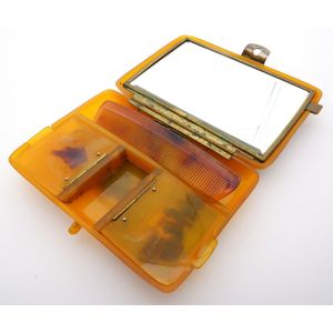 Tortoise Shell Compact: A Vintage Beauty Essential - Compacts - Costume ...