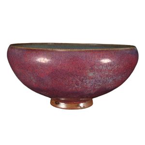 Chinese Jun Glaze Tapered Bowl with Pale Blue Interior - Ceramics ...