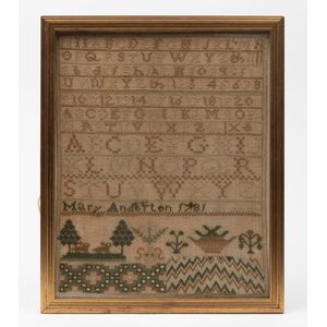 Antique and vintage samplers - price guide and values